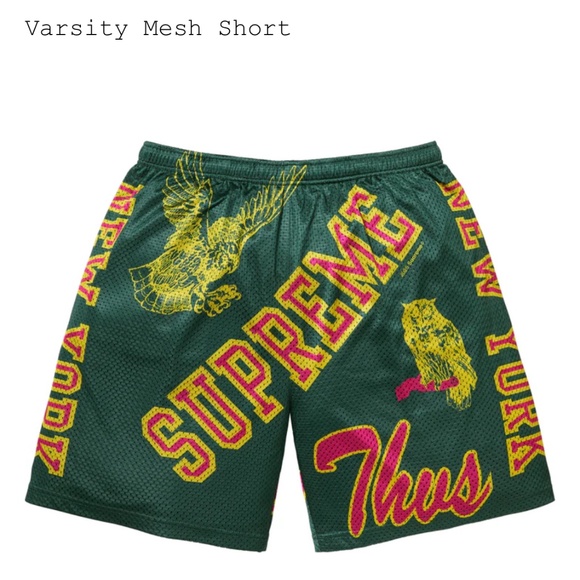 Supreme | Shorts | Supreme Varsity Mesh Shorts Xl | Poshmark